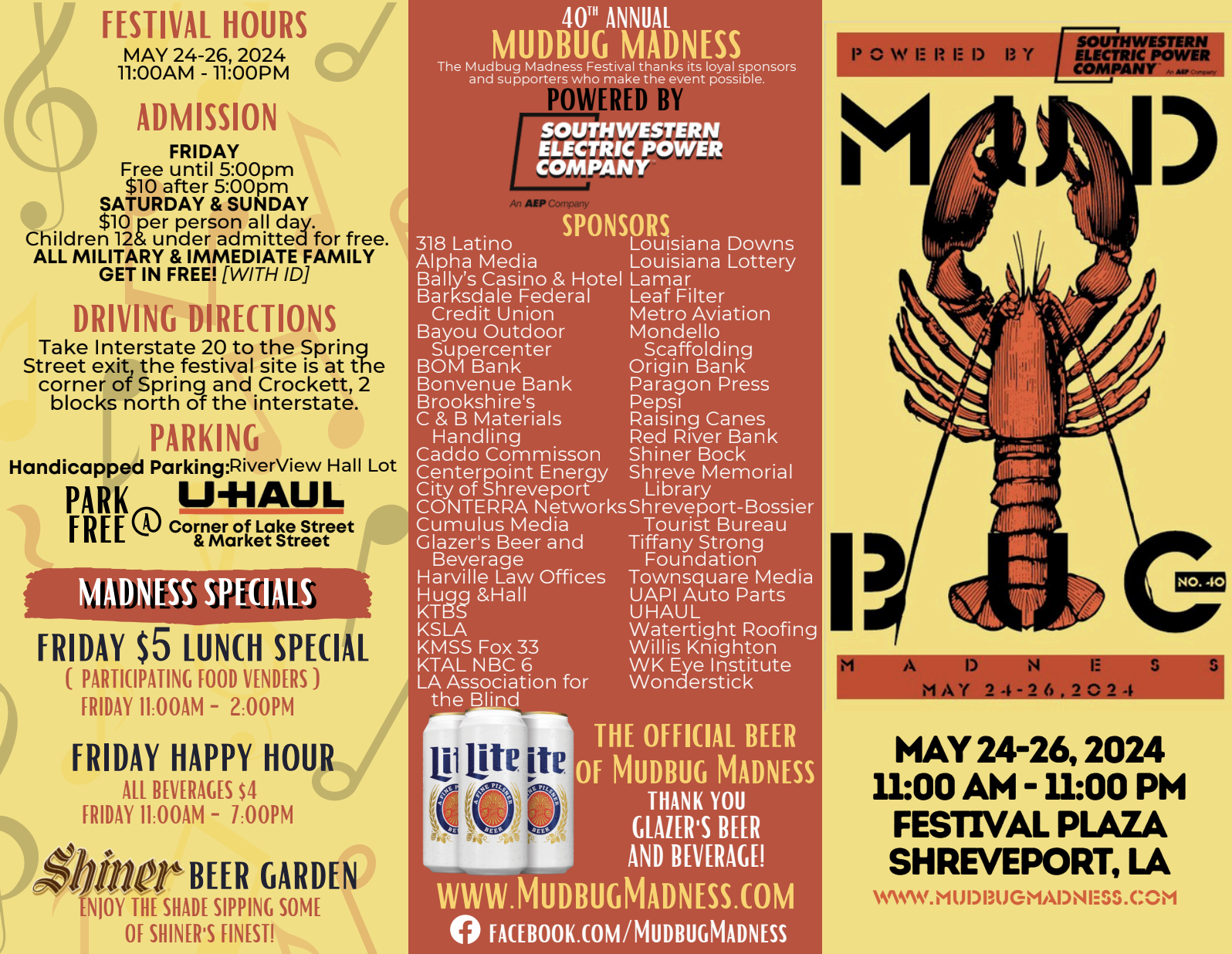 Mudbug Madness Festival #40: 30 bands on 2 stages over 3 days – Minden ...