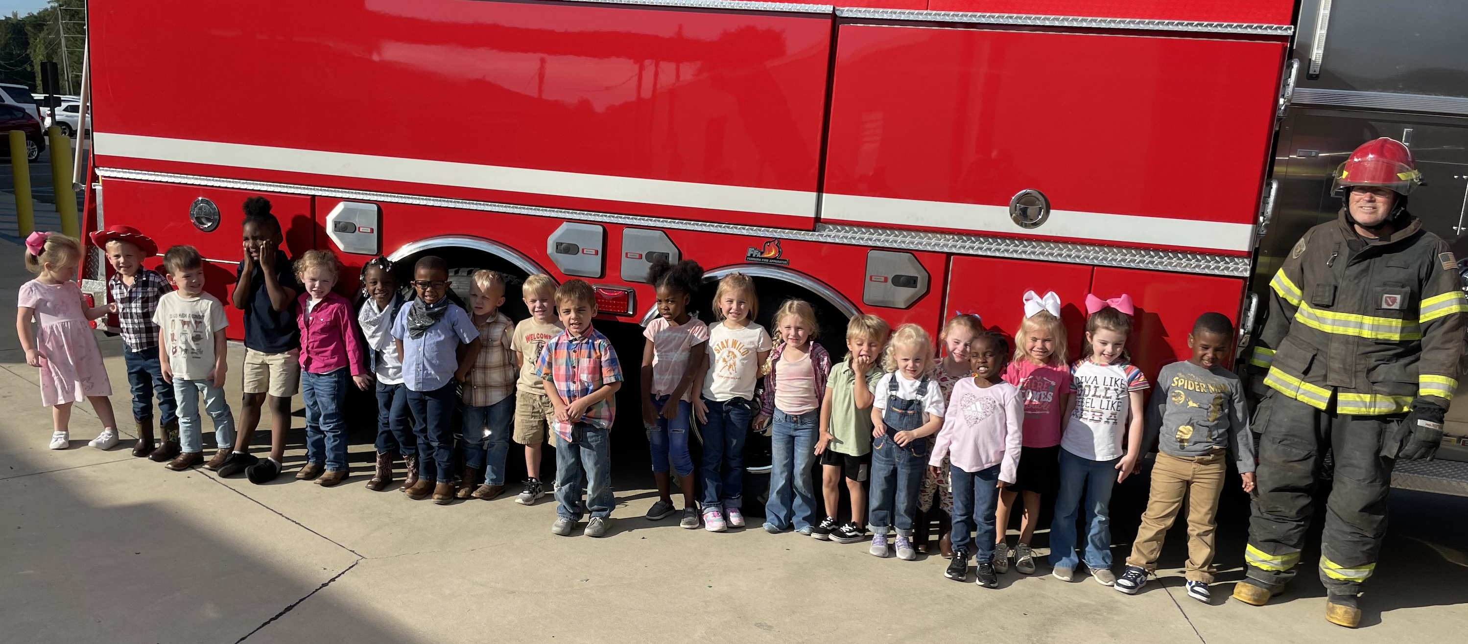 Heflin Fire Department visits Central Elementary for Fire Safety Month ...