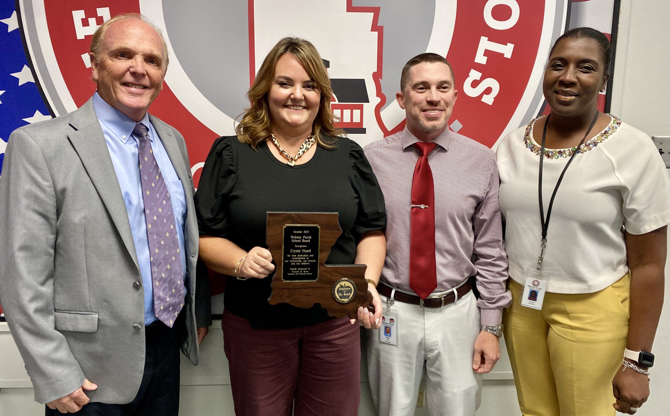 Heard named Employee of the Month – Minden Press-Herald